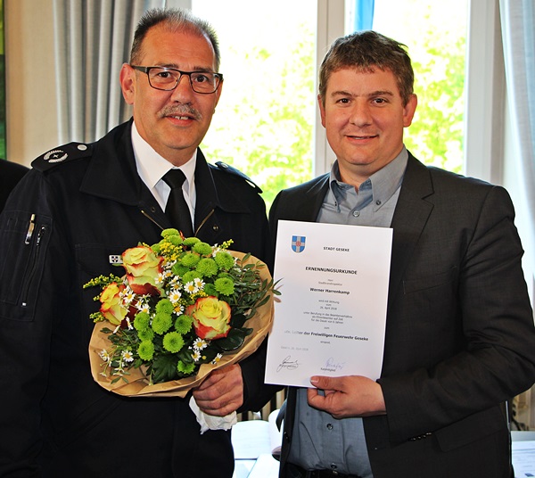 Harrenkamp und Beutler zu stellvertretenden Wehrführern ernannt: Stadt ...